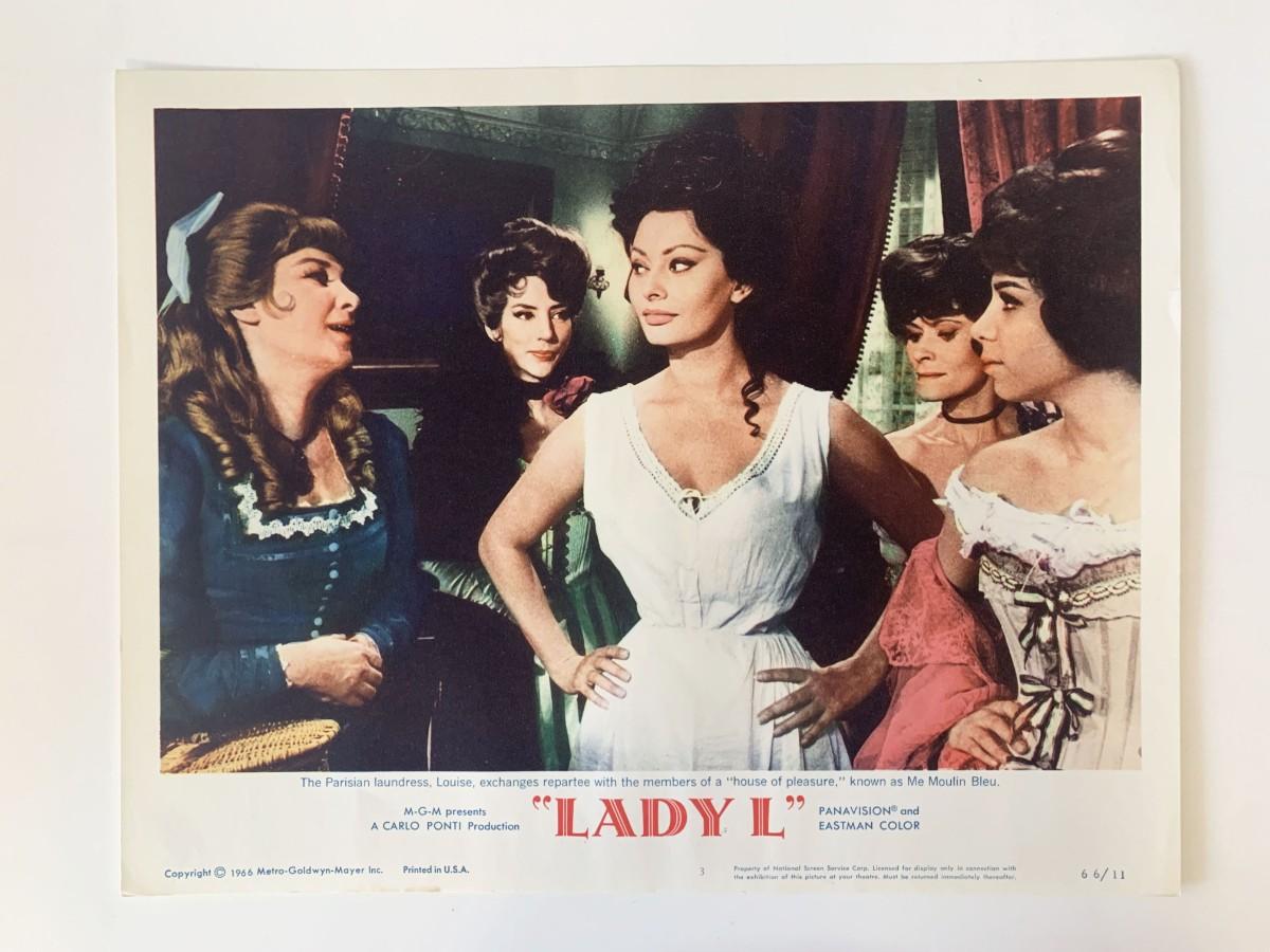 Lady L original 1966 vintage lobby card | EstateSales.org