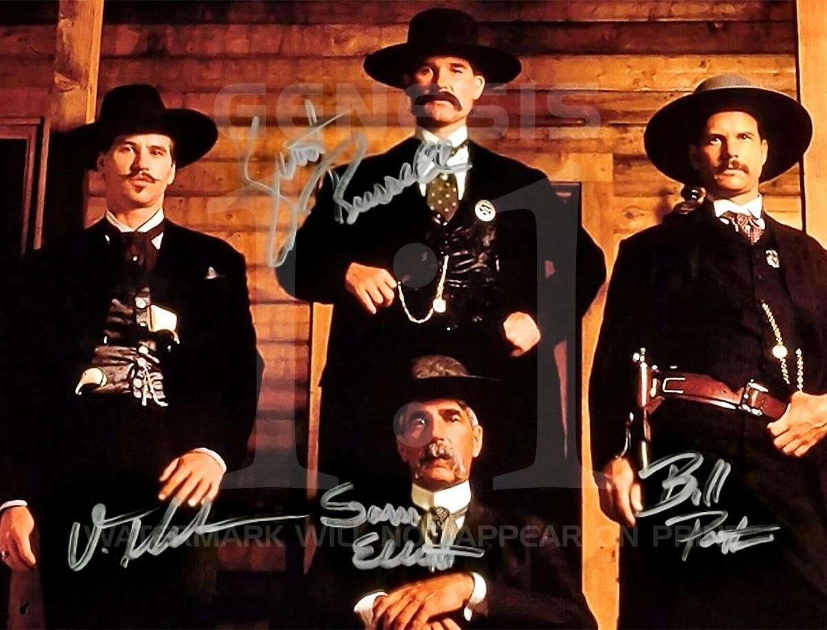Tombstone Facsimile cast signed movie photo reprint autographed by Val ...