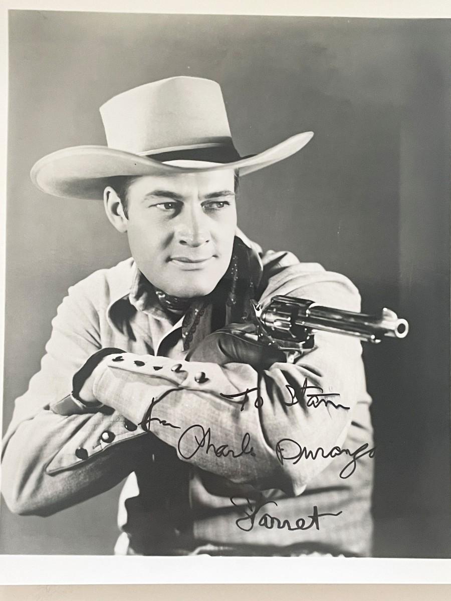 The Durango Kid Charles Starrett signed photo | EstateSales.org