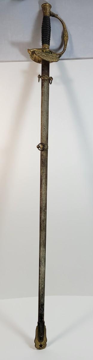 LOT 8: Antique US Army Model 1860 Springfield Armory Sword with ...