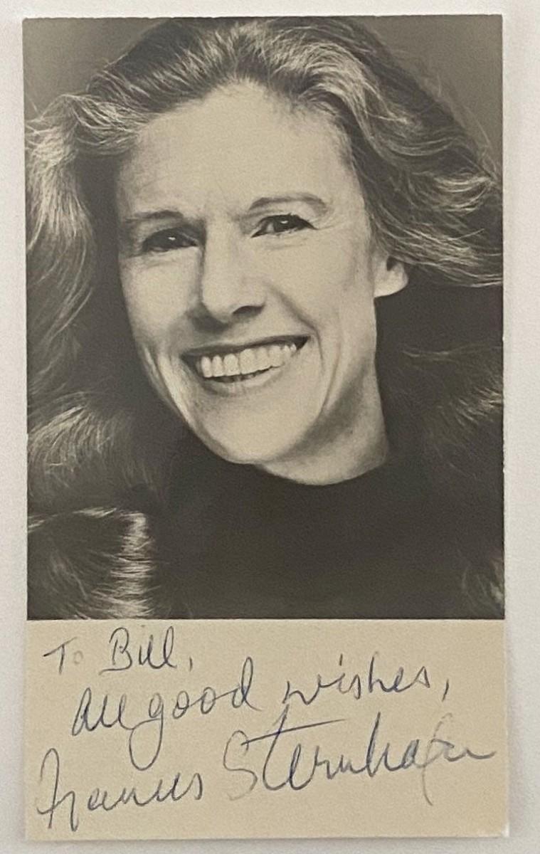 The Closer Frances Sternhagen Signed Photo and Note | EstateSales.org