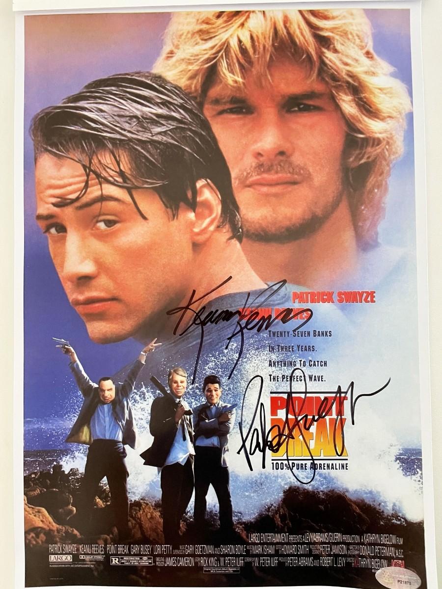 Point Break signed mini poster | EstateSales.org