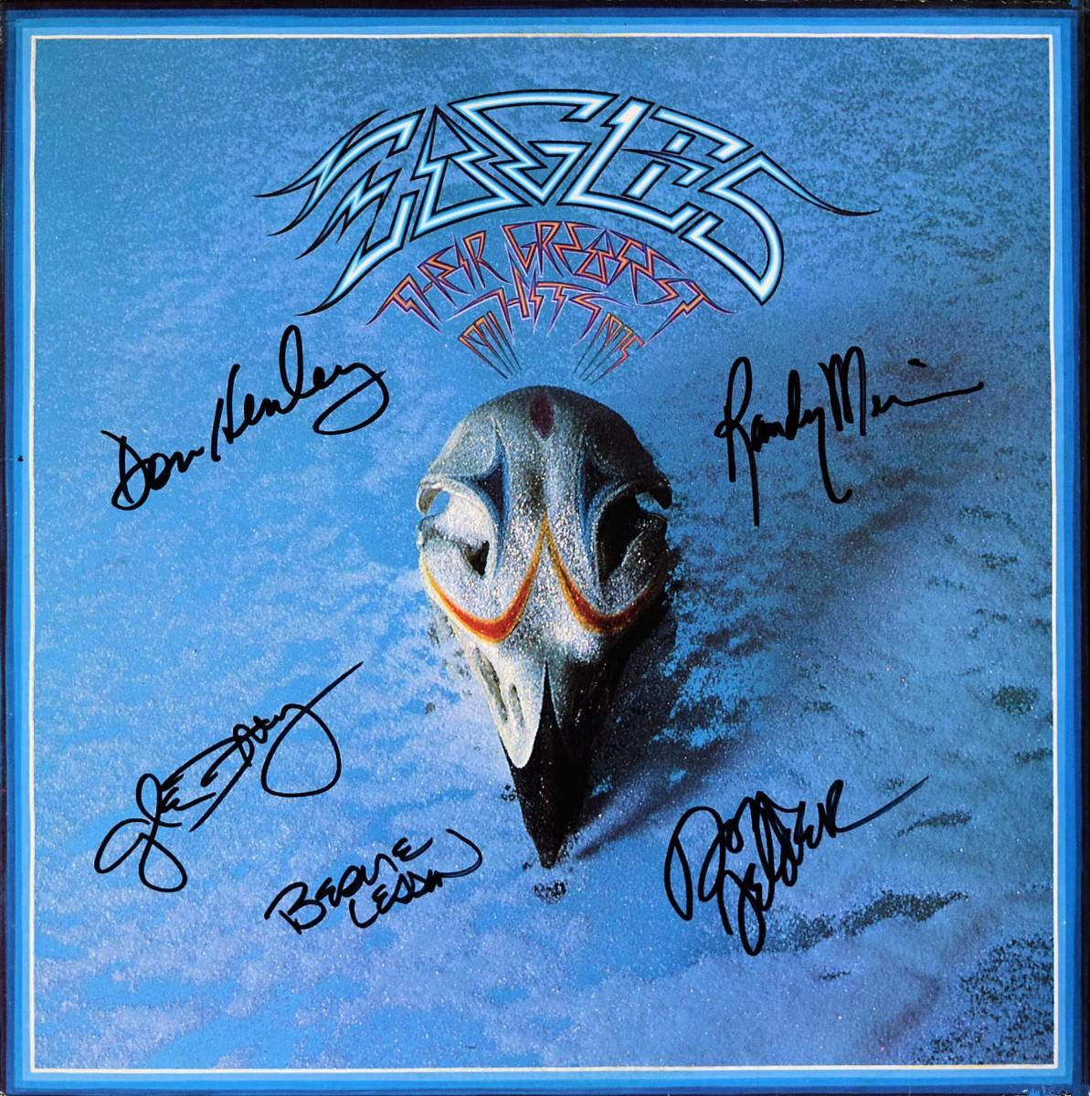 Eagles Their Greatest Hits 1971-1975 signed album | EstateSales.org