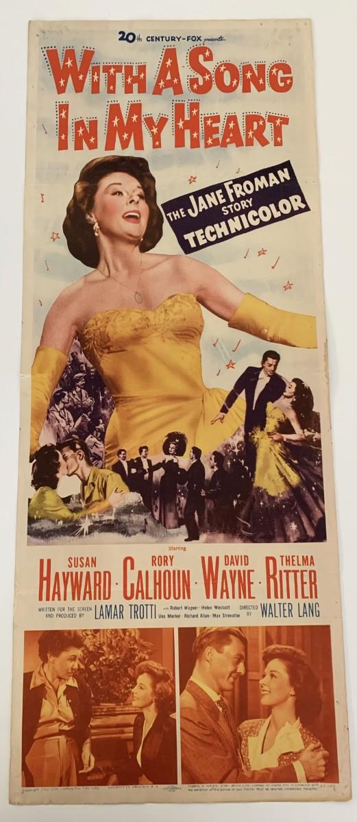 With a Song in My Heart vintage movie poster | EstateSales.org