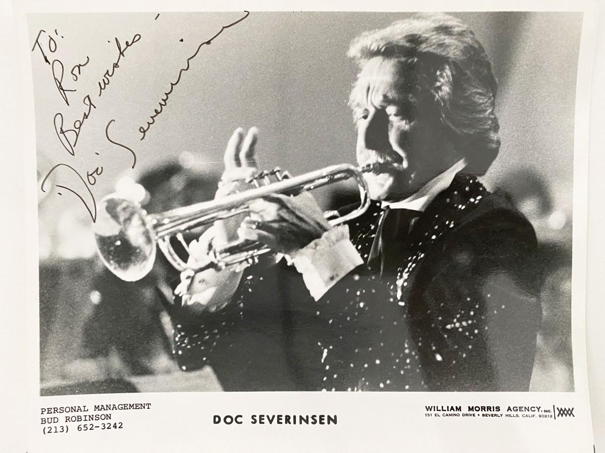 Doc Severinsen signed photo | EstateSales.org