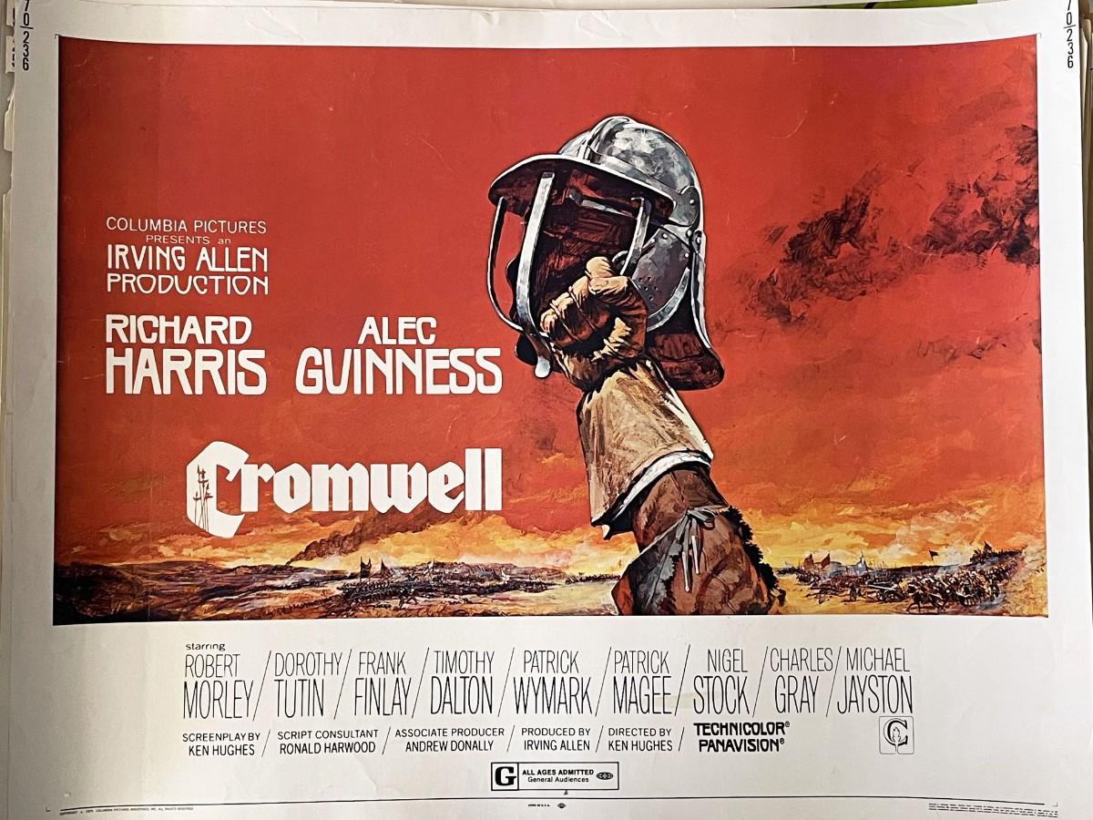 Cromwell 1970 vintage movie poster | EstateSales.org