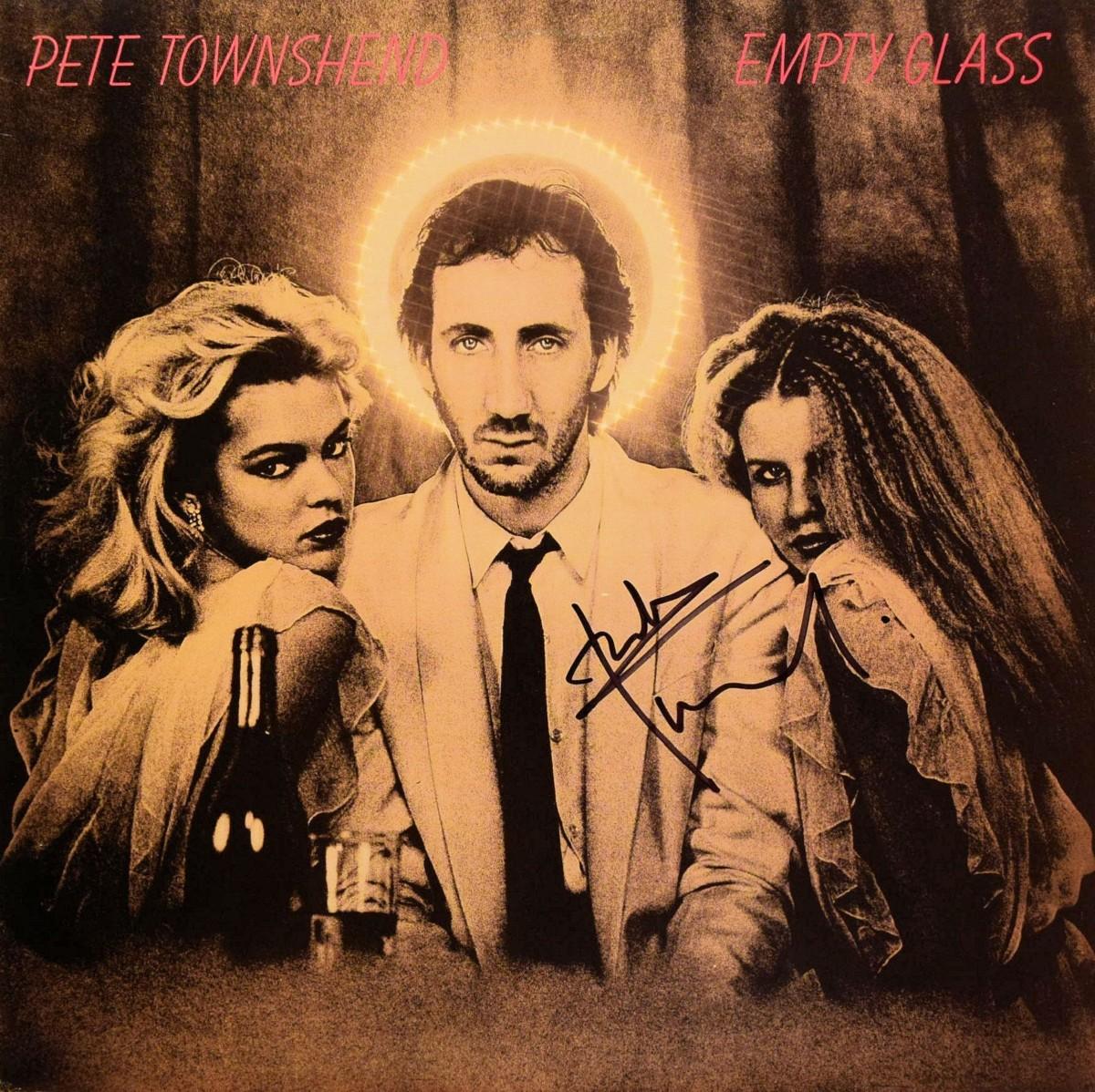 Pete Townshend signed Empty Glass album | EstateSales.org