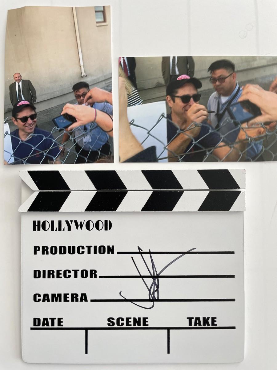 Star Wars J.J Abrams signed clapperboard with photos | EstateSales.org