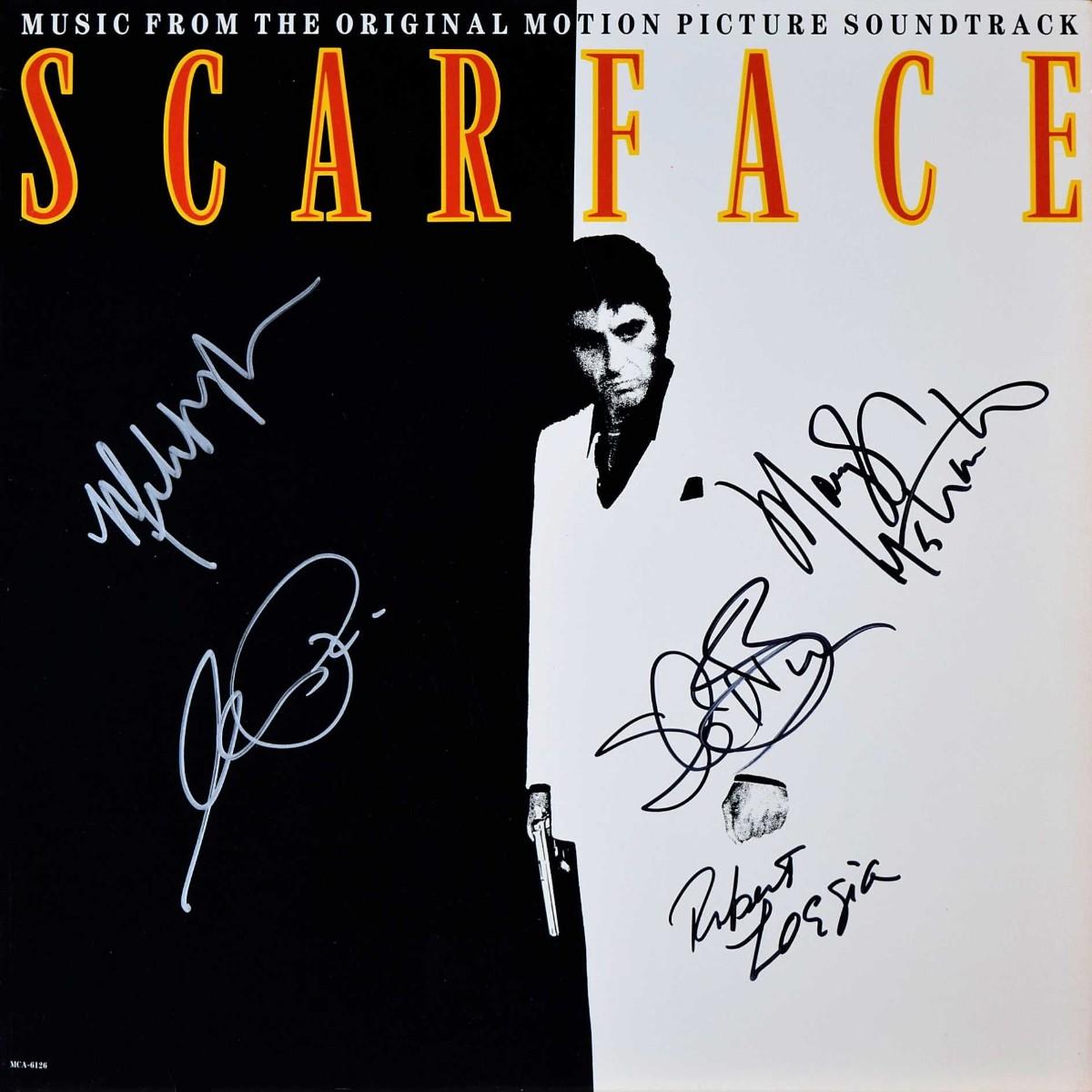 Signed original Scarface soundtrack album | EstateSales.org