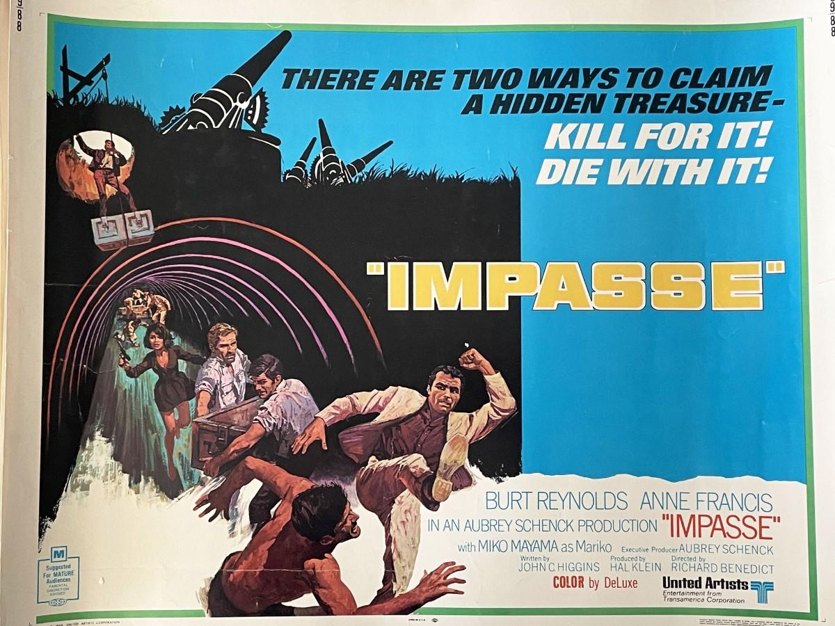 Impasse 1969 vintage movie poster | EstateSales.org