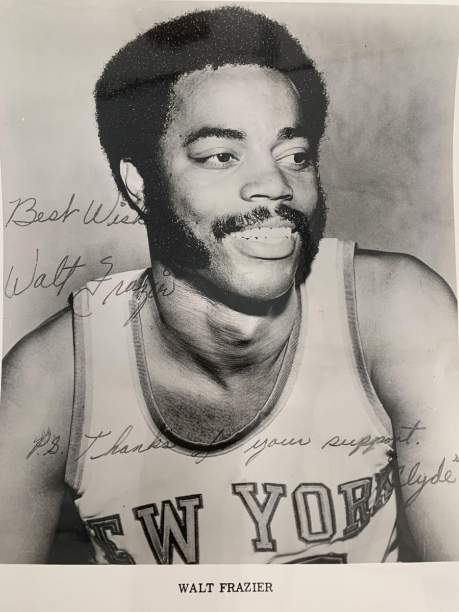 Walt Frazier signed photo | EstateSales.org