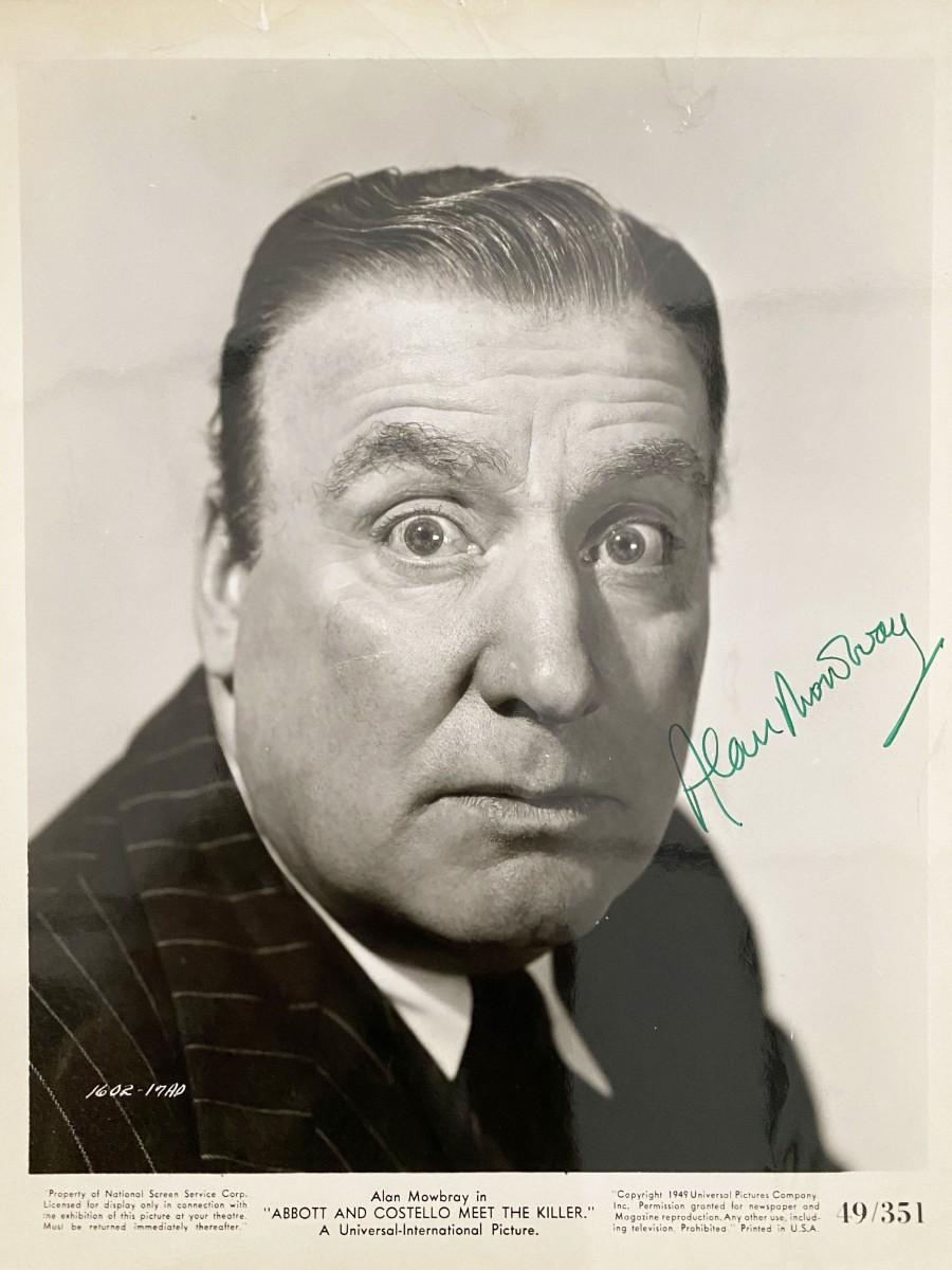 Alan Mowbray signed photo | EstateSales.org