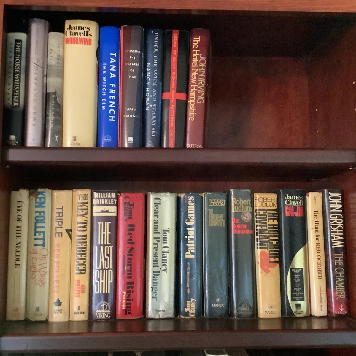 Lot 384. BOOK LOT - Hardback Books ( 2 shelves ) | EstateSales.org