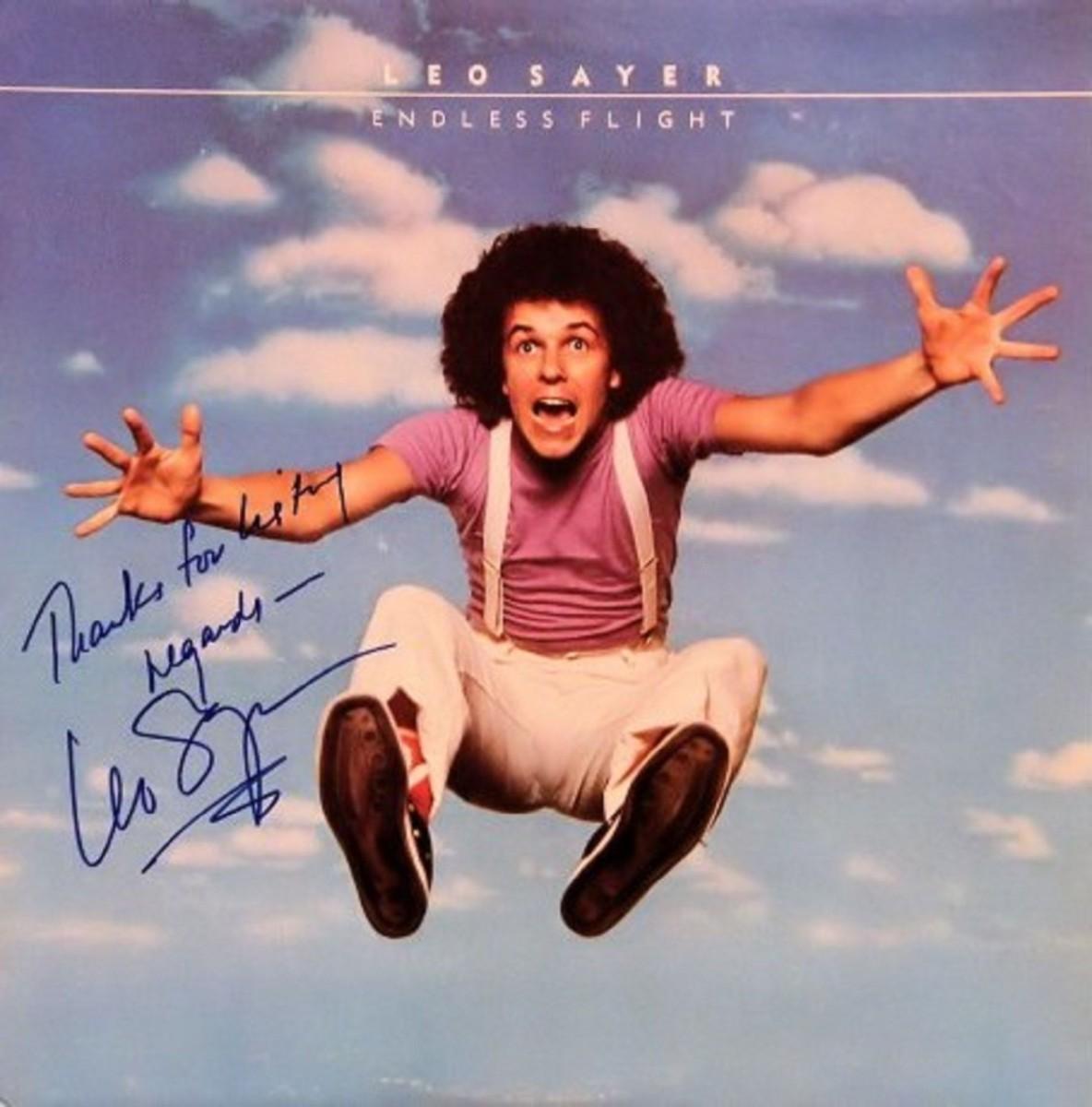 Leo Sayer signed "Endless Flight" album | EstateSales.org