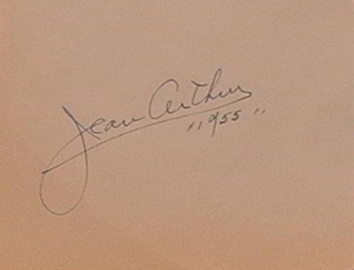 Jean Arthur signature slip | EstateSales.org