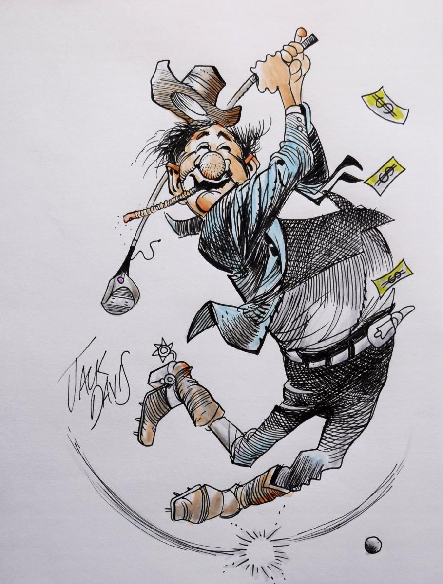 Jack Davis signed sketch | EstateSales.org