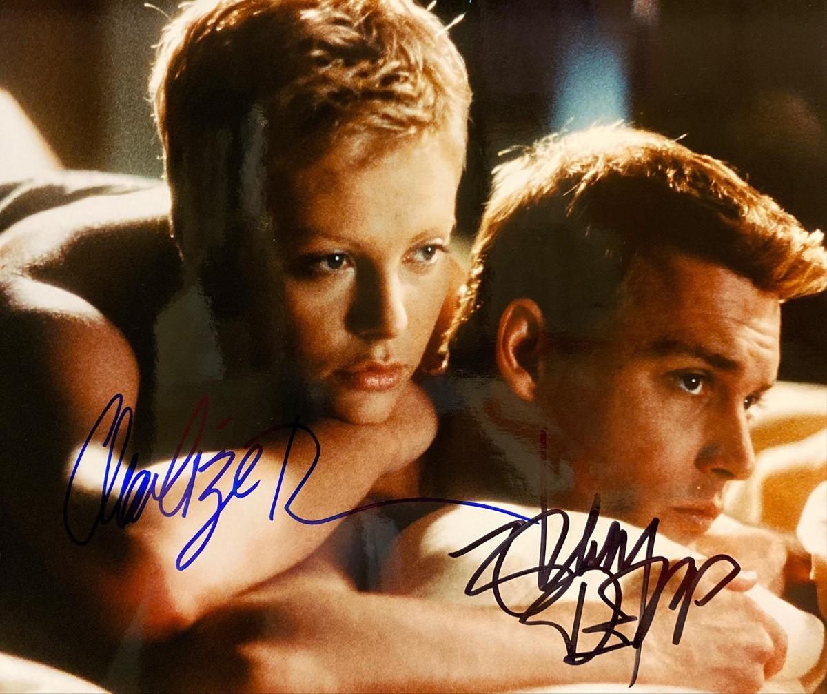 The Astronaut's Wife Johnny Depp and Charlize Theron signed movie photo ...