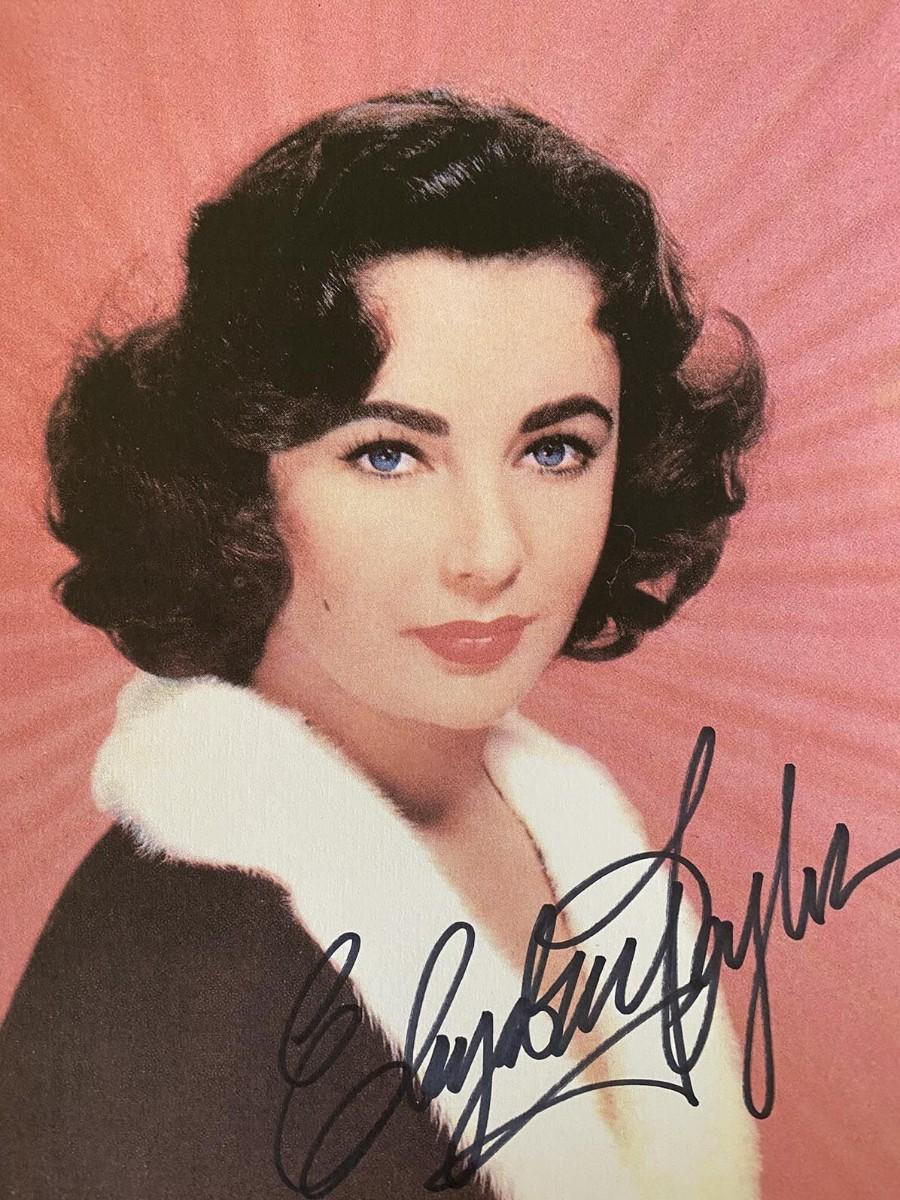 Elizabeth Taylor signed photo | EstateSales.org