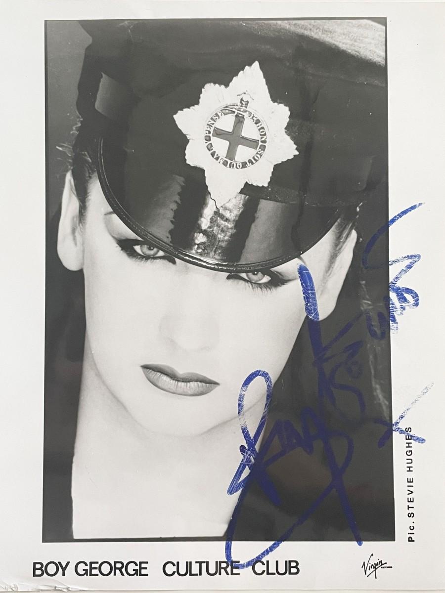 Boy George signed photo | EstateSales.org