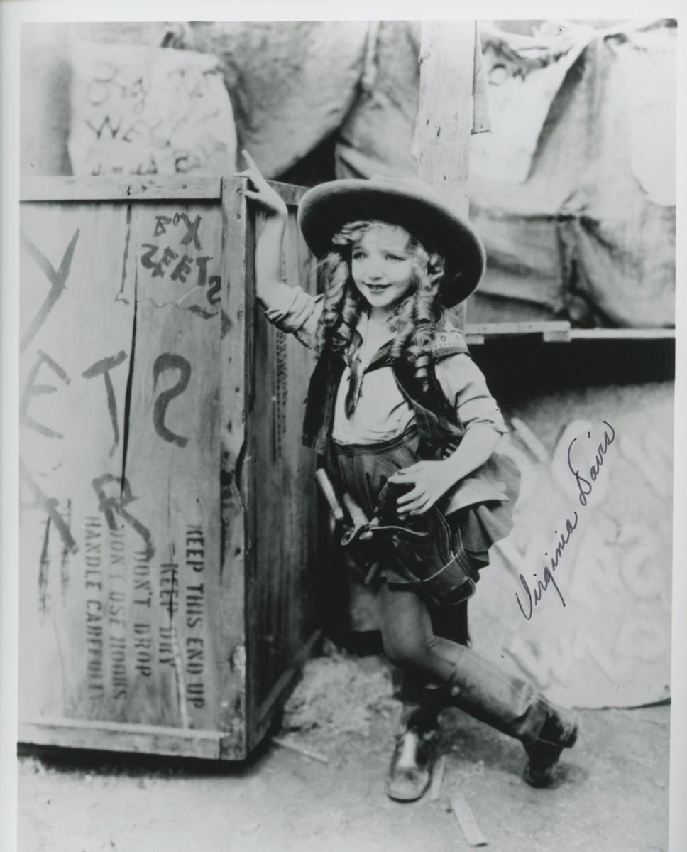 Virginia Davis signed movie photo | EstateSales.org