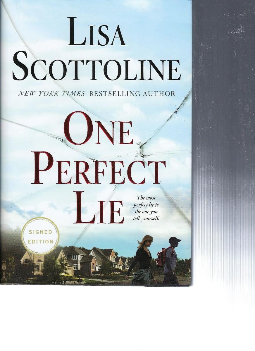 One Perfect Lie Lisa Scottoline signed book | EstateSales.org