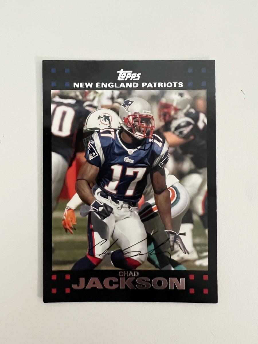 2007 Topps #161 Chad Jackson Patriots Football Card | EstateSales.org