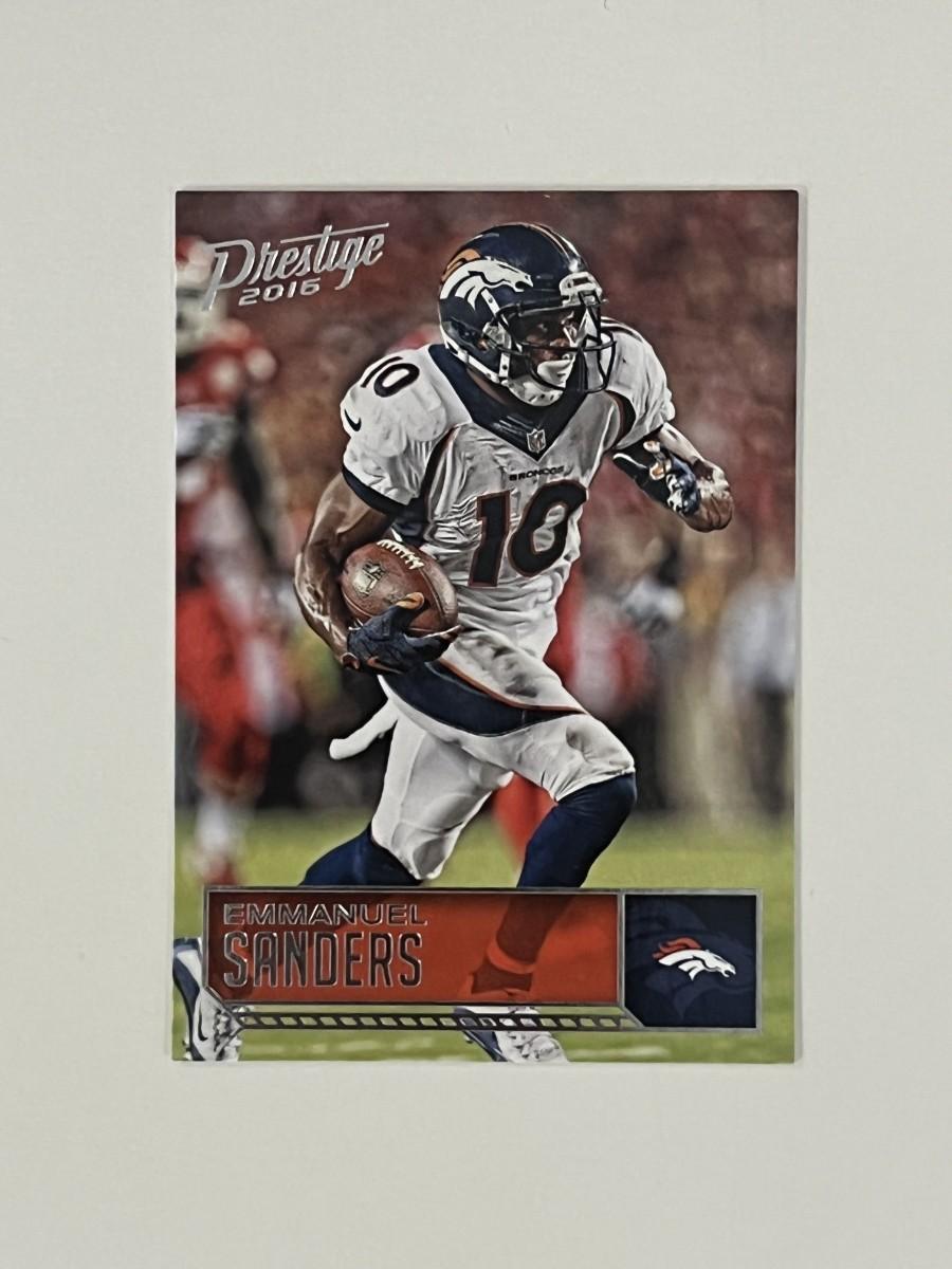 Denver Broncos Emmanuel Sanders 2016 Panini Prestige #62 trading card ...