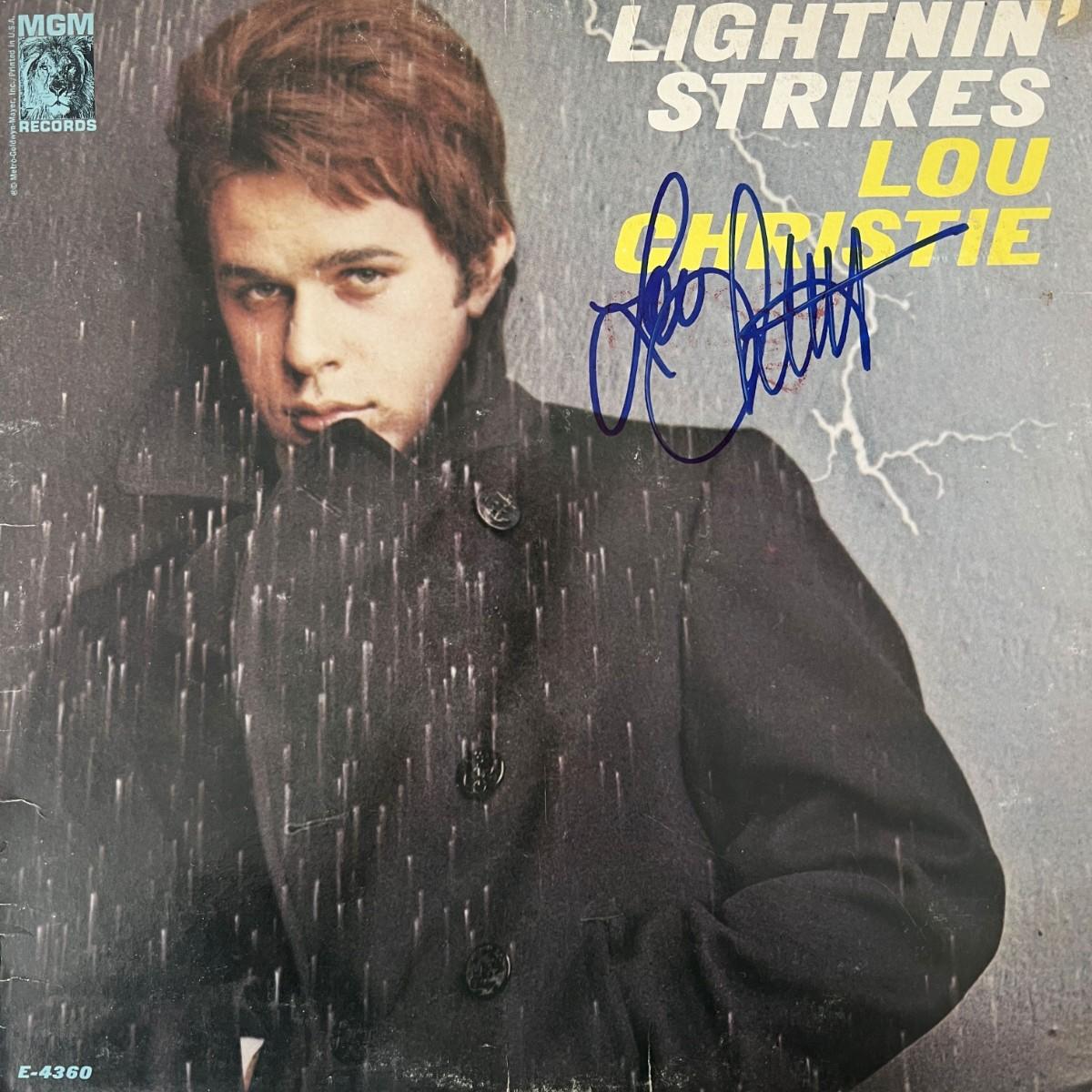 Lou Christie Lightnin Strikes signed album | EstateSales.org