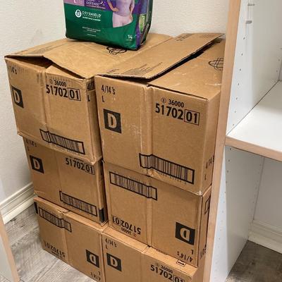 DEPEND ~ 6 Boxes of 14 Count Packages ~ 336 Total | EstateSales.org