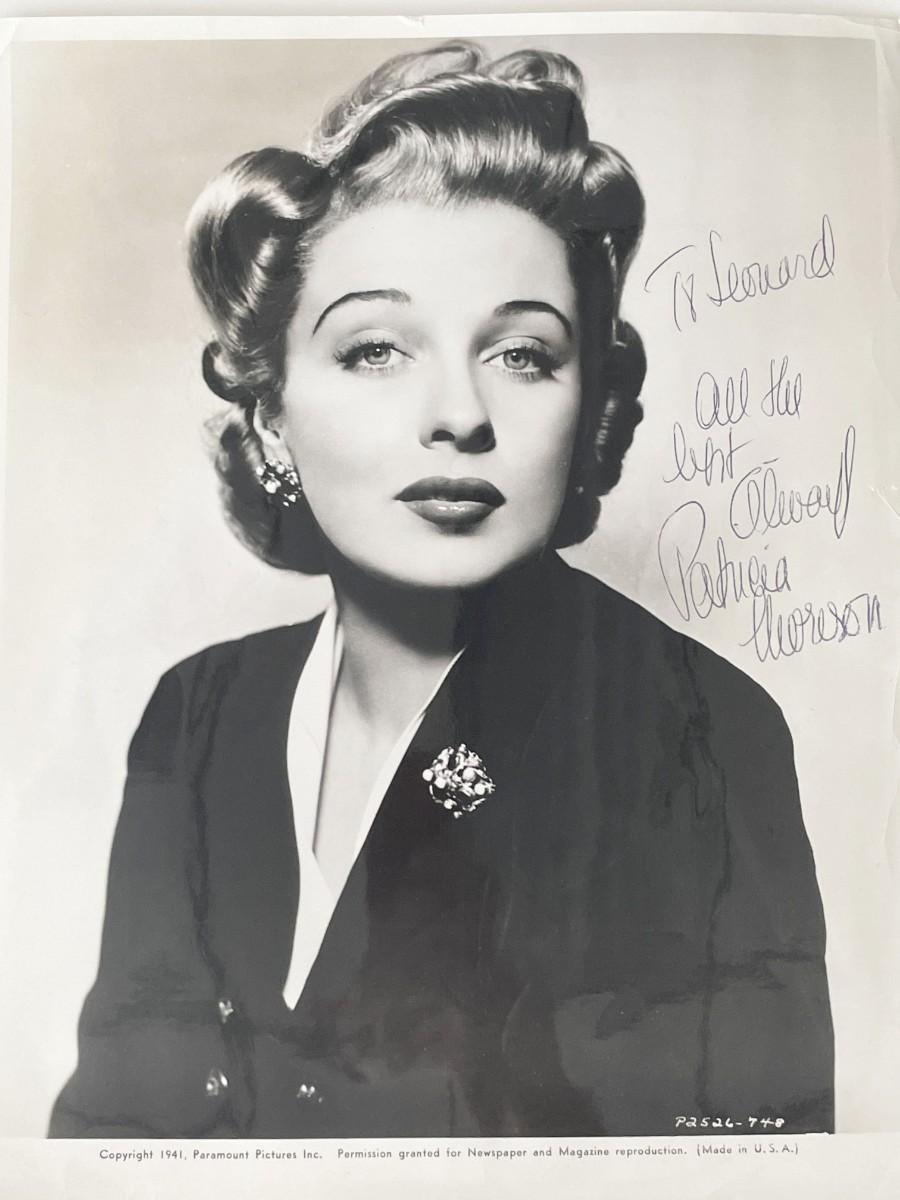 Patricia Morrison signed photo | EstateSales.org