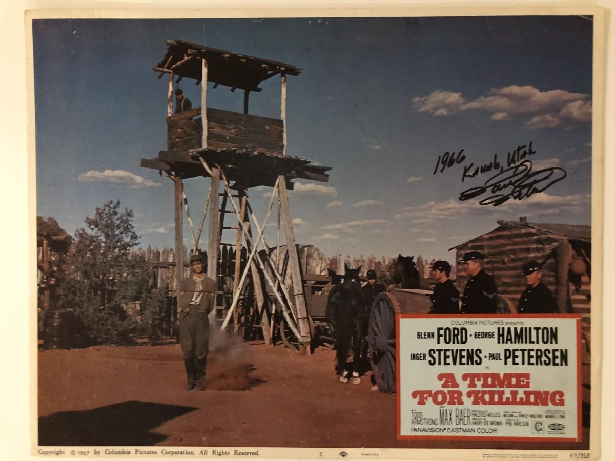 A Time for Killing signed lobby card | EstateSales.org