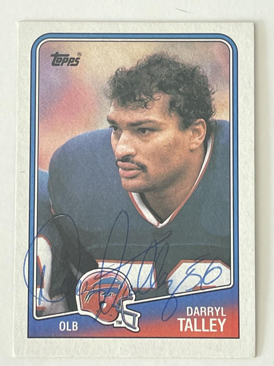 Buffalo Bills Darryl Talley 1986 Topps #228 signed card | EstateSales.org