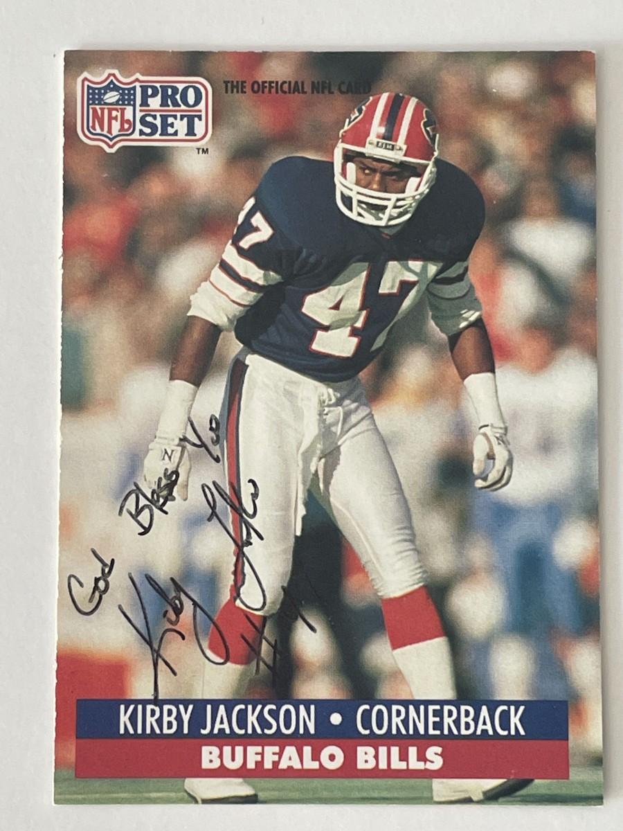 Buffalo Bills Kirby Jackson 1991 NFL #77 signed card | EstateSales.org