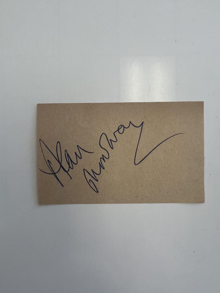 Actor Alan Mowbray original signature | EstateSales.org
