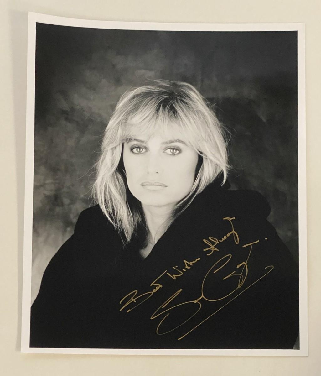 Susan George signed photo | EstateSales.org