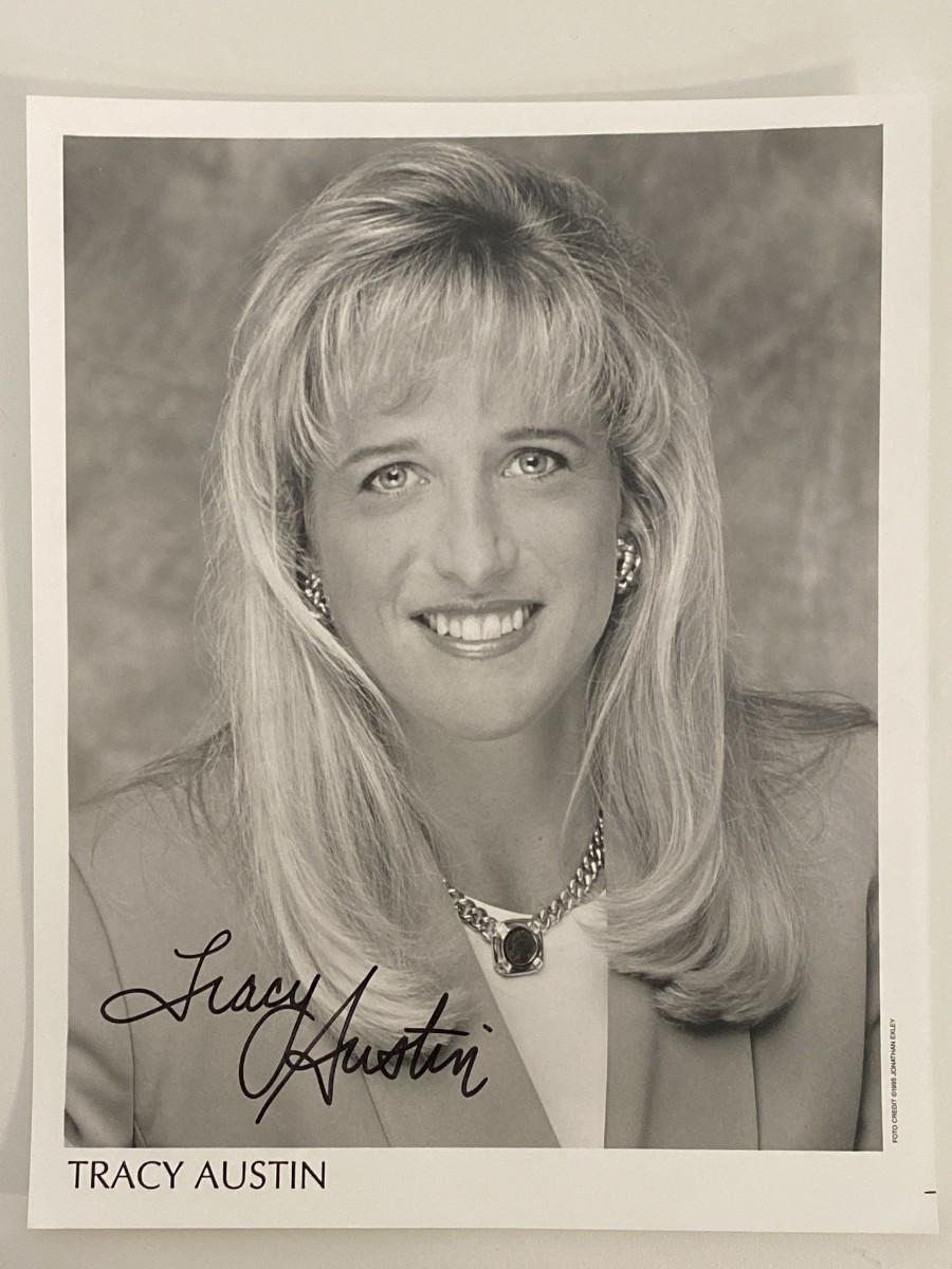 Tennis champion Tracy Austin signed photo | EstateSales.org