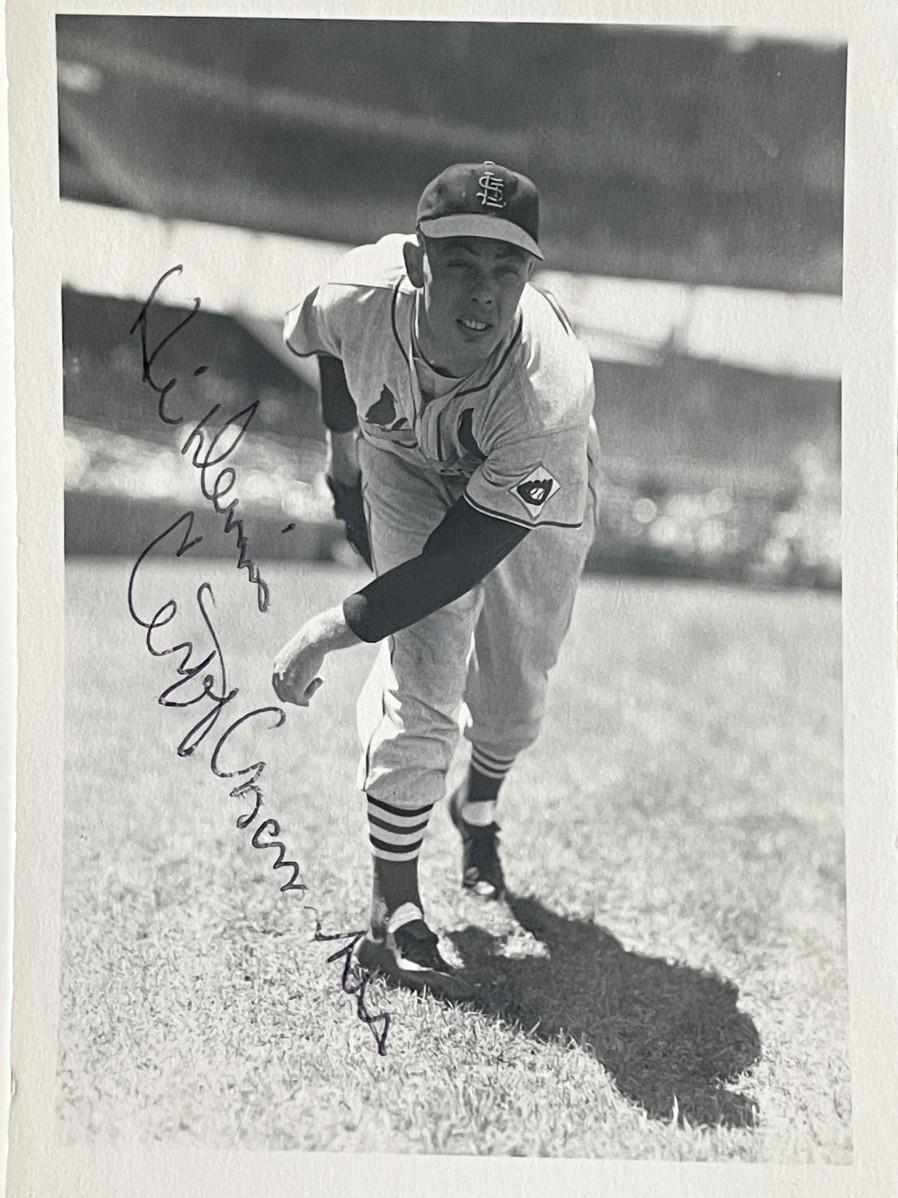 St. Louis Cardinal Cliff Chambers signed photo | EstateSales.org