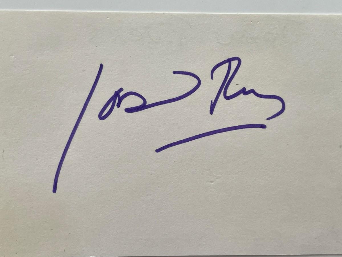 Joan Rivers original signature cut | EstateSales.org