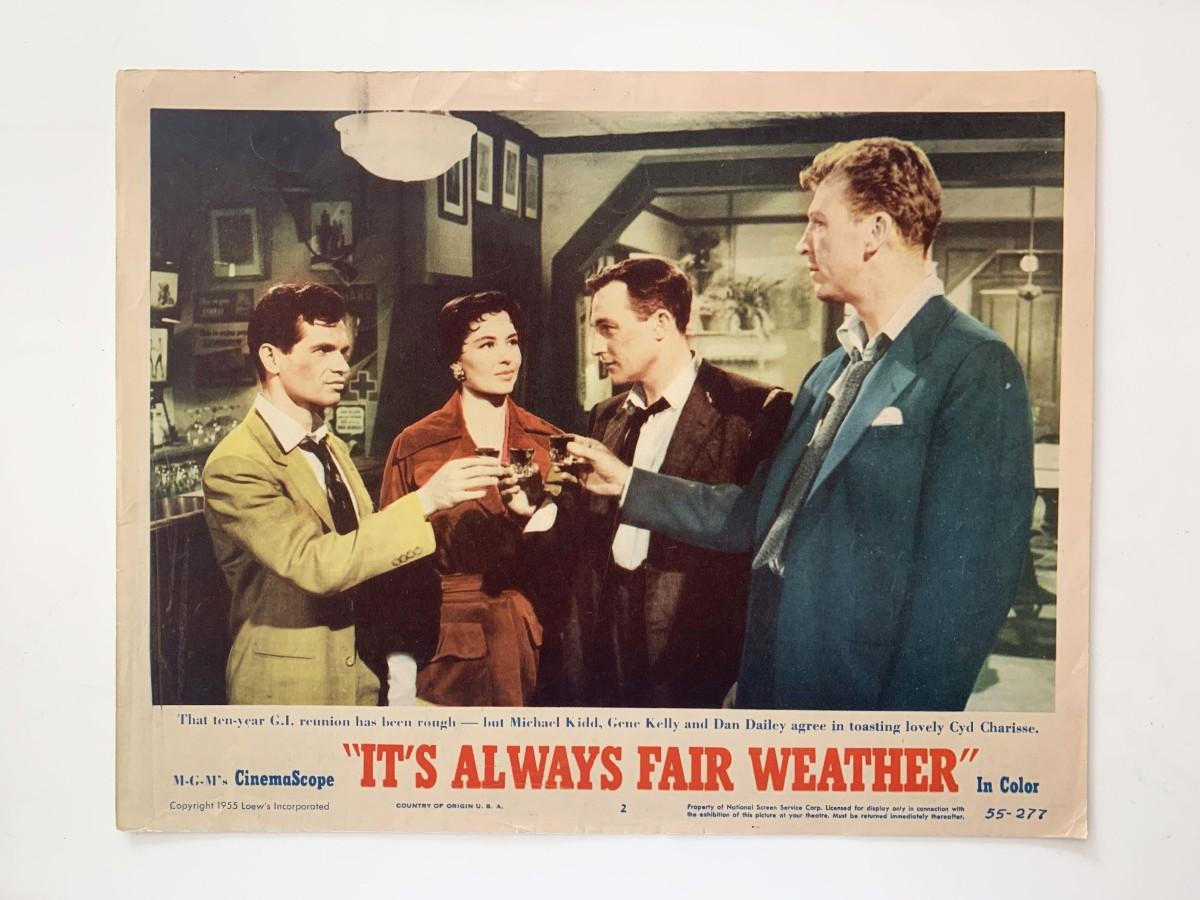 It's Always Fair Weather original 1955 vintage lobby card | EstateSales.org
