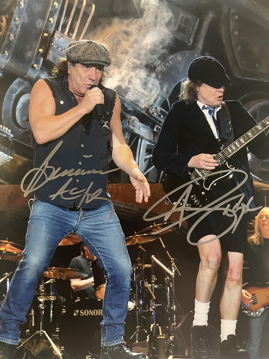 AC/DC band signed photo | EstateSales.org