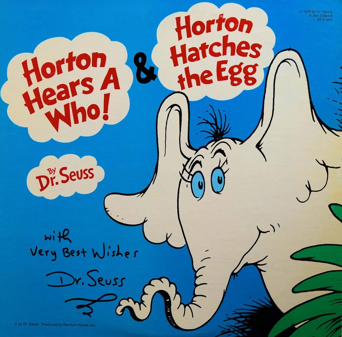 Dr. Seuss Horton Hears a Who signed sound track. | EstateSales.org