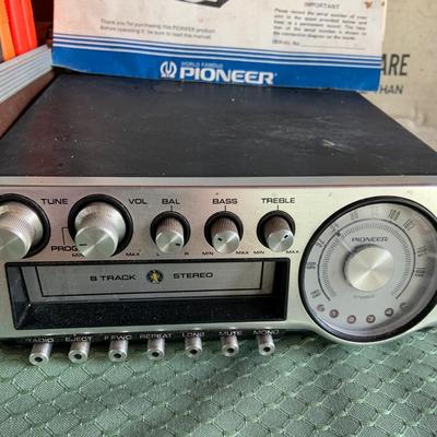 LOT:25G:Pioneer Eight Track Player for Your Car and Classic Rock 8 ...