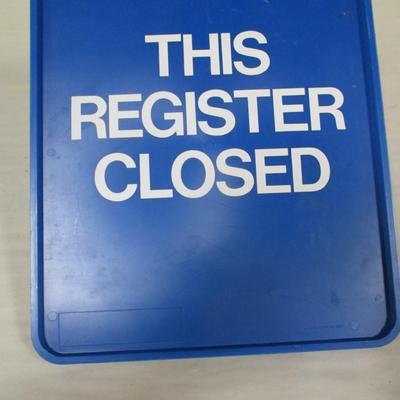 "Merit" This Register Closed Sign | EstateSales.org