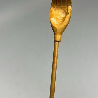 Pair of Vintage Wooden Back Scratchers | EstateSales.org