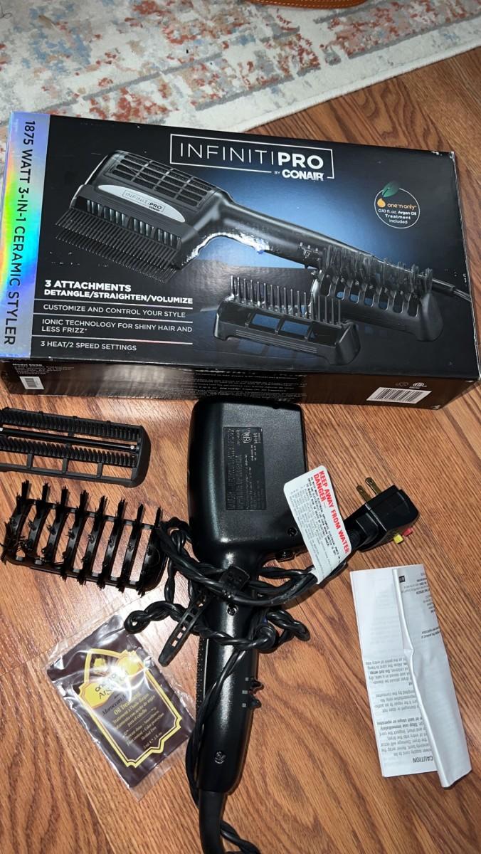 conair infinite pro detangle straightner volumizer | EstateSales.org