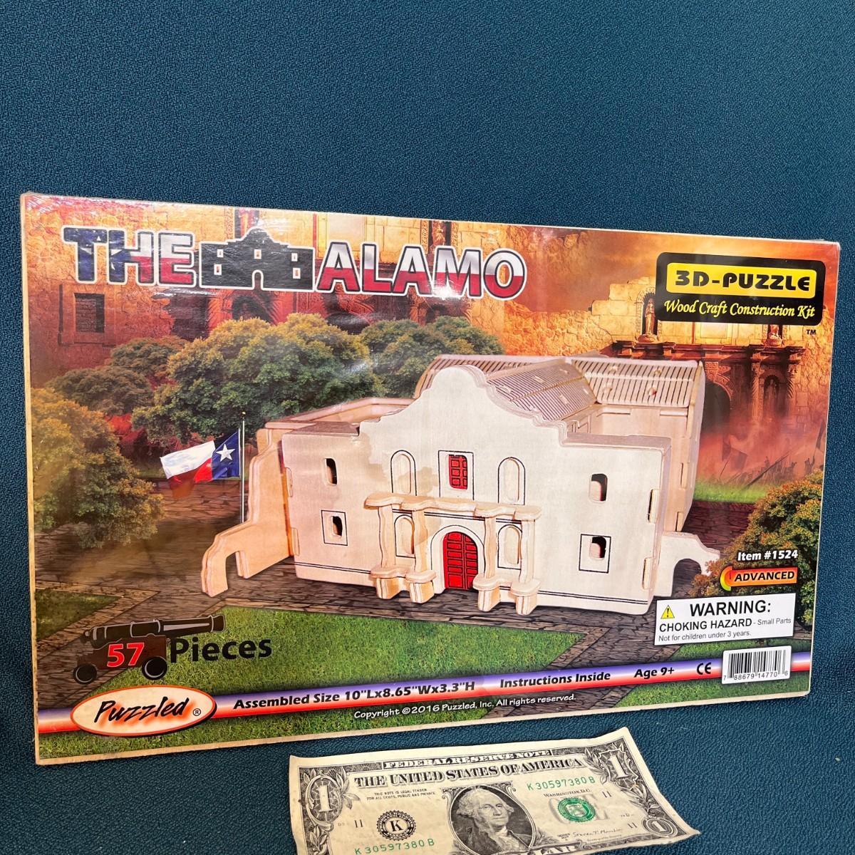 3-D WOOD PUZZLE KIT “THE ALAMO” | EstateSales.org