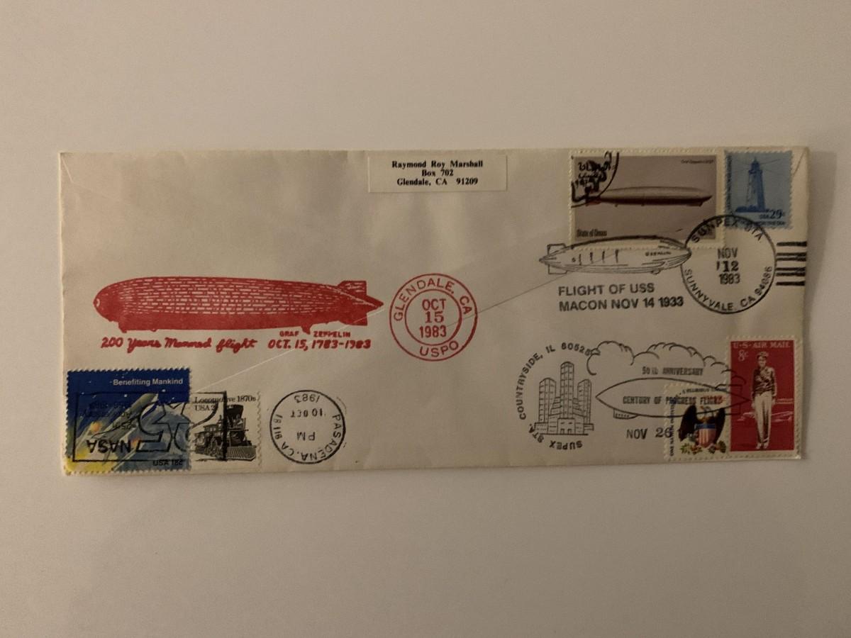 Zeppelin First Day Cover 1983 | EstateSales.org