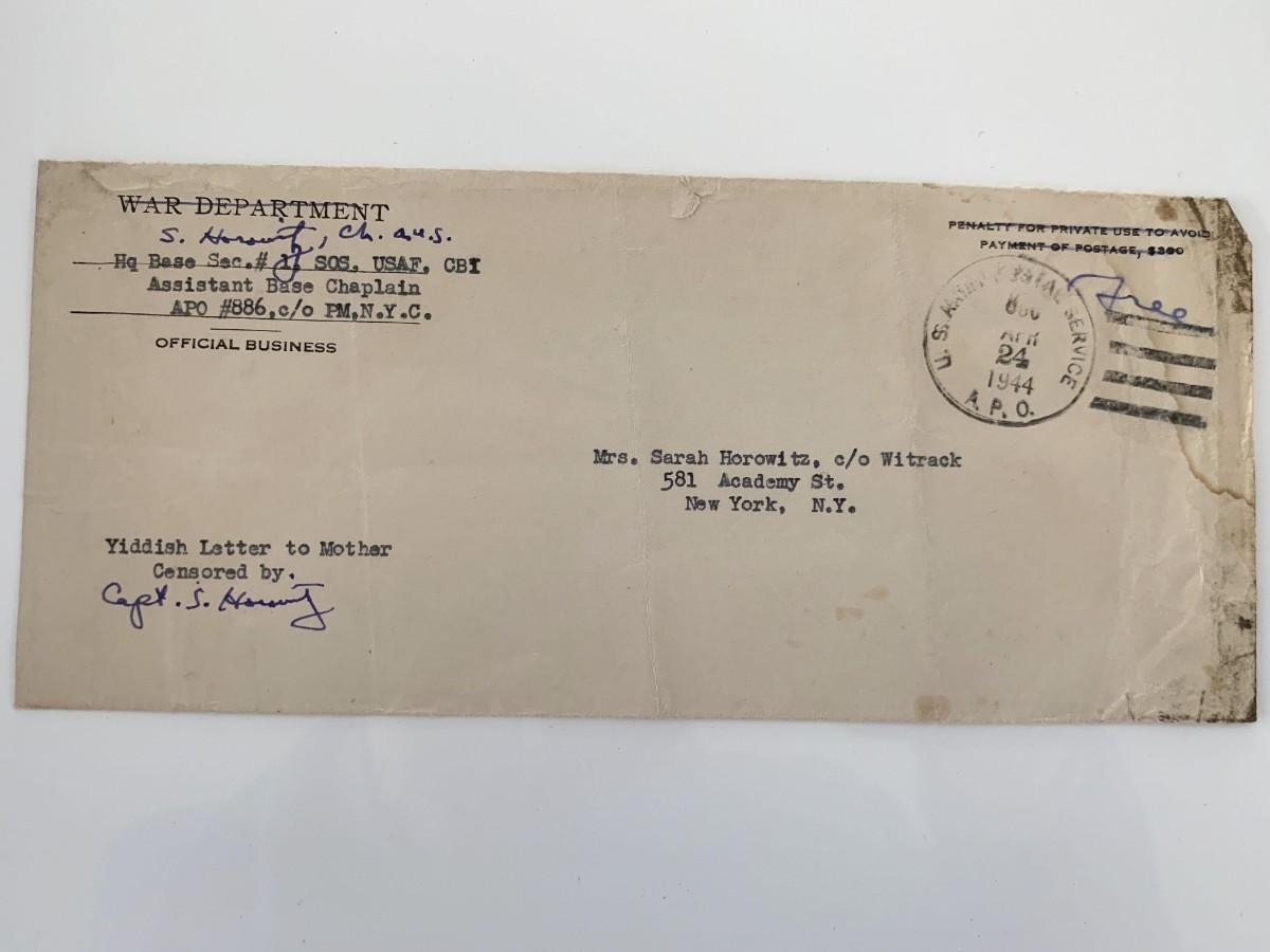 1944 War Department Envelope | EstateSales.org