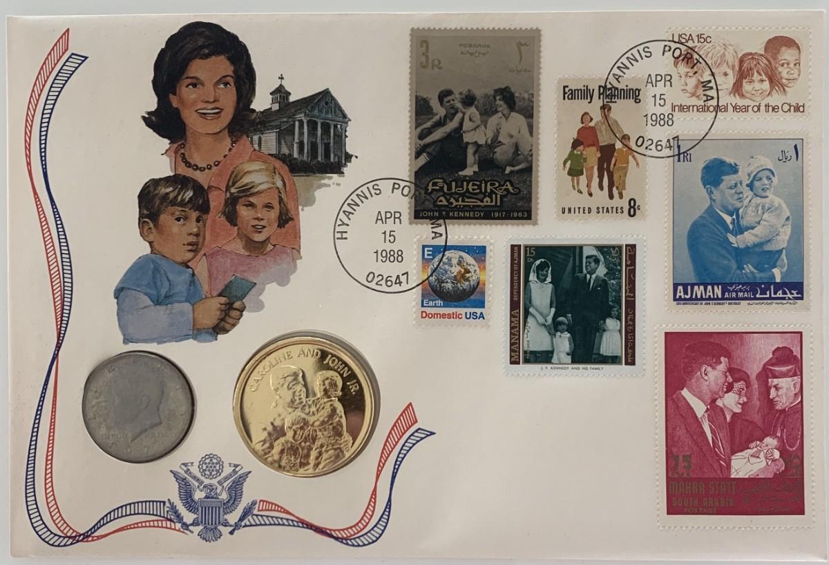 John F. Kennedy commemorative cover with coin | EstateSales.org