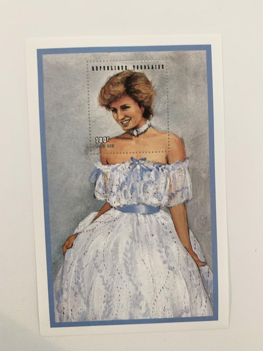 Princess Diana commemorative stamp | EstateSales.org